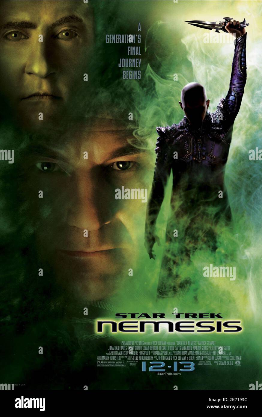 Star Trek Nemesis Movie Poster Star Trek: Nemesis (2002) Hungarian