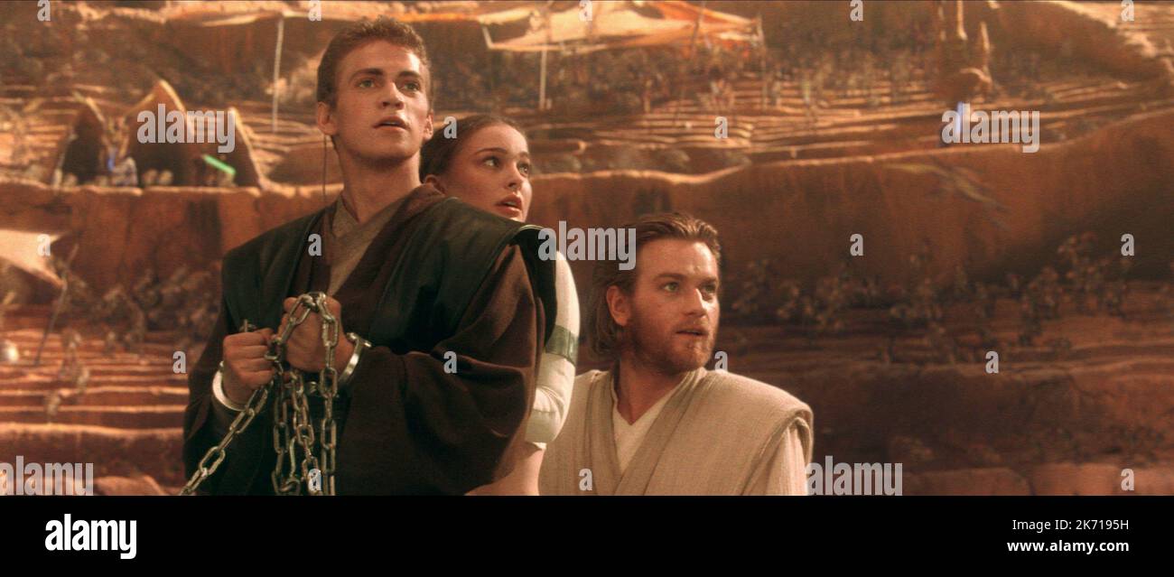 HAYDEN CHRISTENSEN, NATALIE PORTMAN, EWAN MCGREGOR, STAR WARS: EPISODE II - ATTACK OF THE CLONES ...