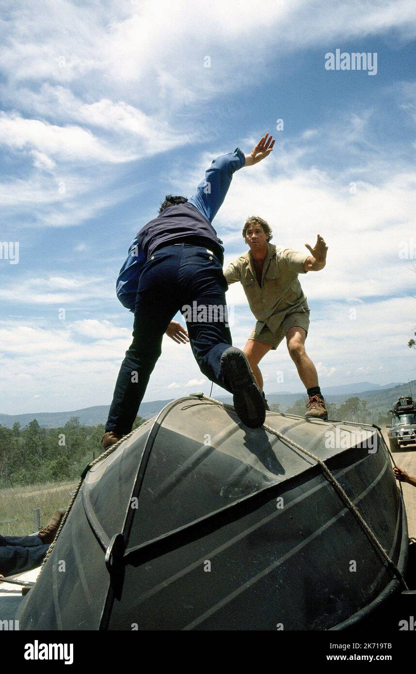 STEVE IRWIN, THE CROCODILE HUNTER: COLLISION COURSE, 2002 Stock Photo ...