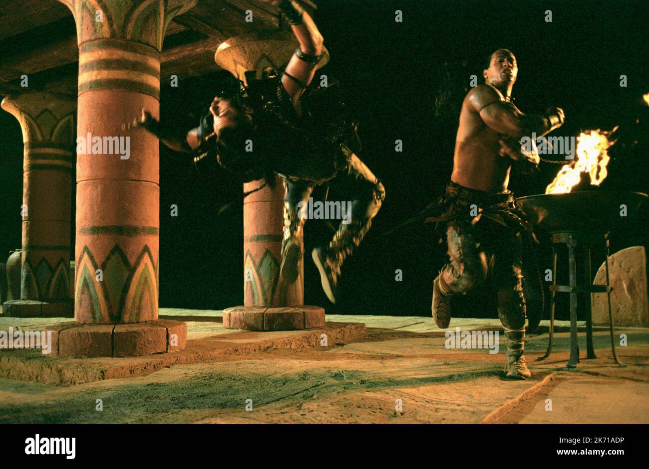 STEVEN BRAND, DWAYNE JOHNSON, THE SCORPION KING, 2002 Stock Photo - Alamy