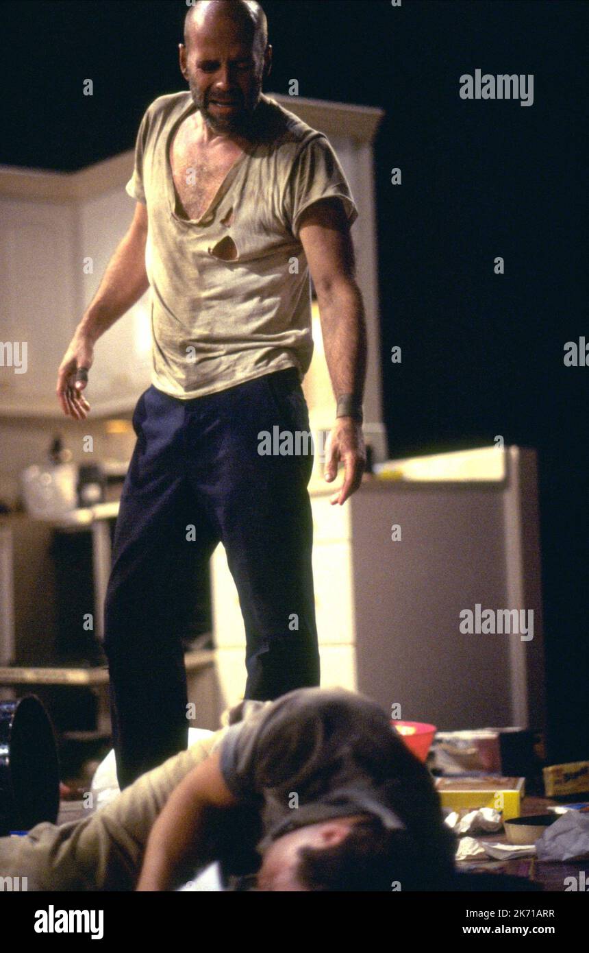 CHAD SMITH, BRUCE WILLIS, TRUE WEST, 2002 Stock Photo - Alamy