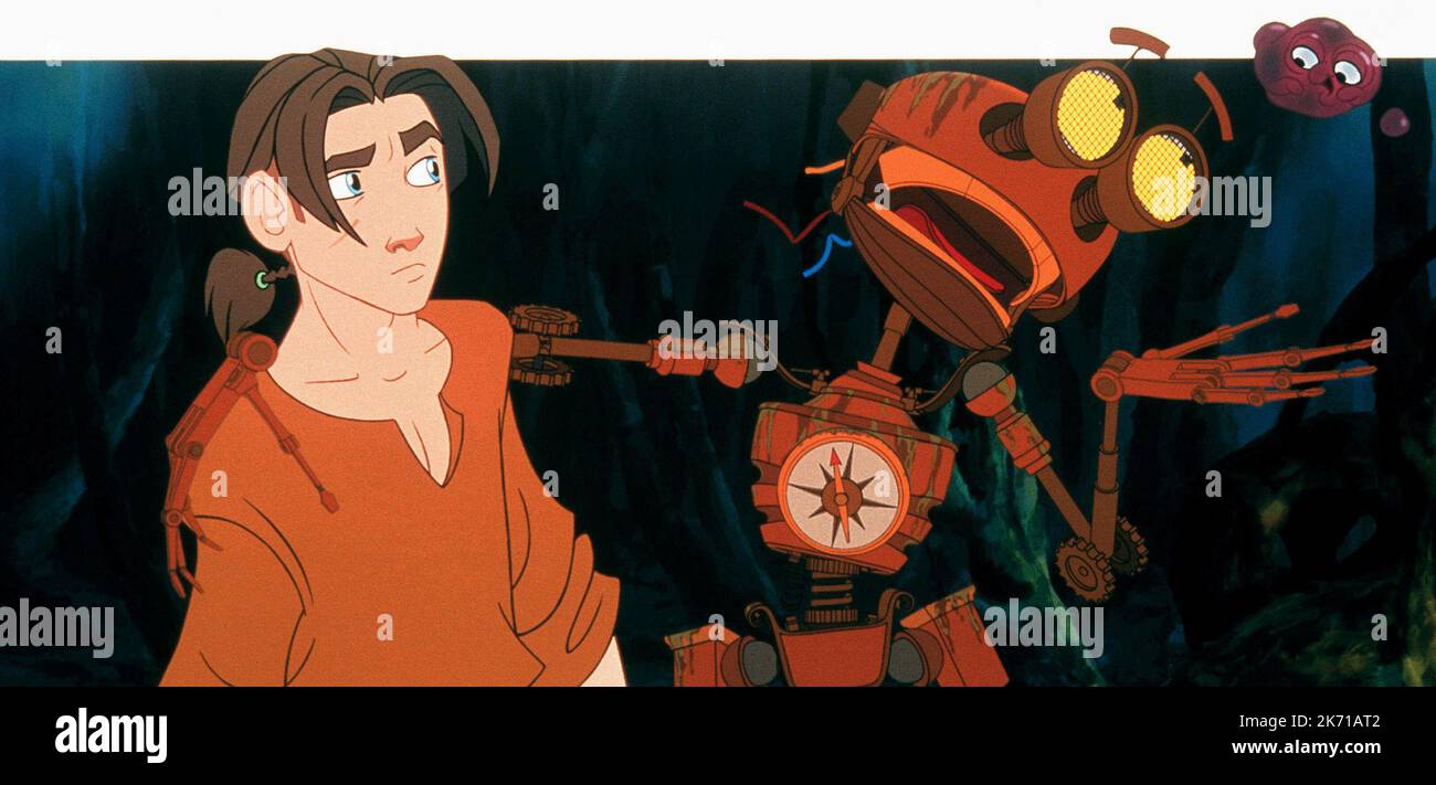 JIM HAWKINS, BEN, MORPH, TREASURE PLANET, 2002 Stock Photo - Alamy