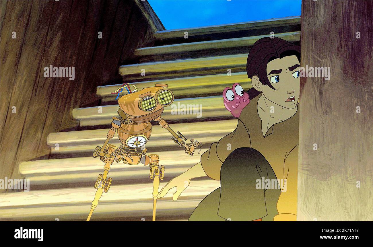 BEN, MORPH, JIM HAWKINS, TREASURE PLANET, 2002 Stock Photo - Alamy
