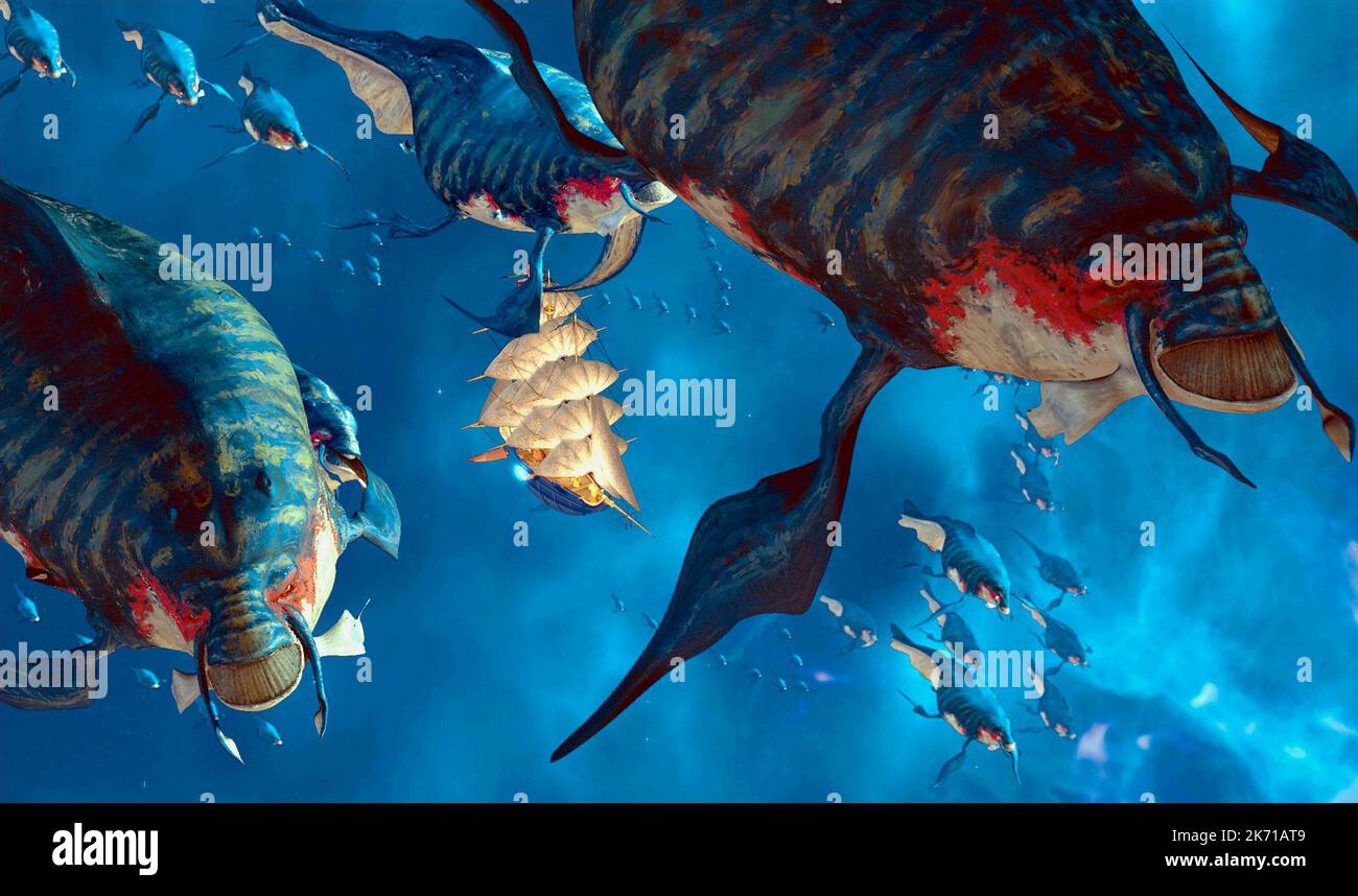 SPACE GALLEON, ALIEN FISH, TREASURE PLANET, 2002 Stock Photo - Alamy