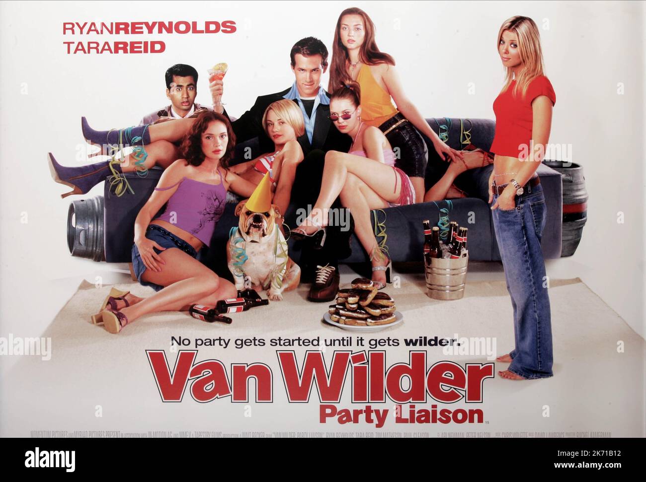 TARA REID, RYAN REYNOLDS, KAL PENN POSTER, VAN WILDER, 2002 Stock Photo - Alamy