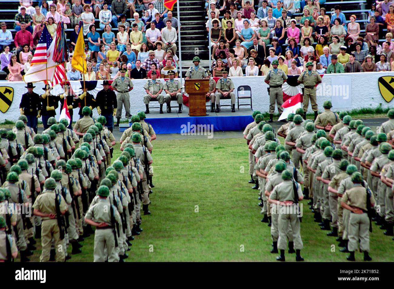 US ARMY CEREMONY SCENE, WE WERE SOLDIERS, 2002 Stock Photo - Alamy