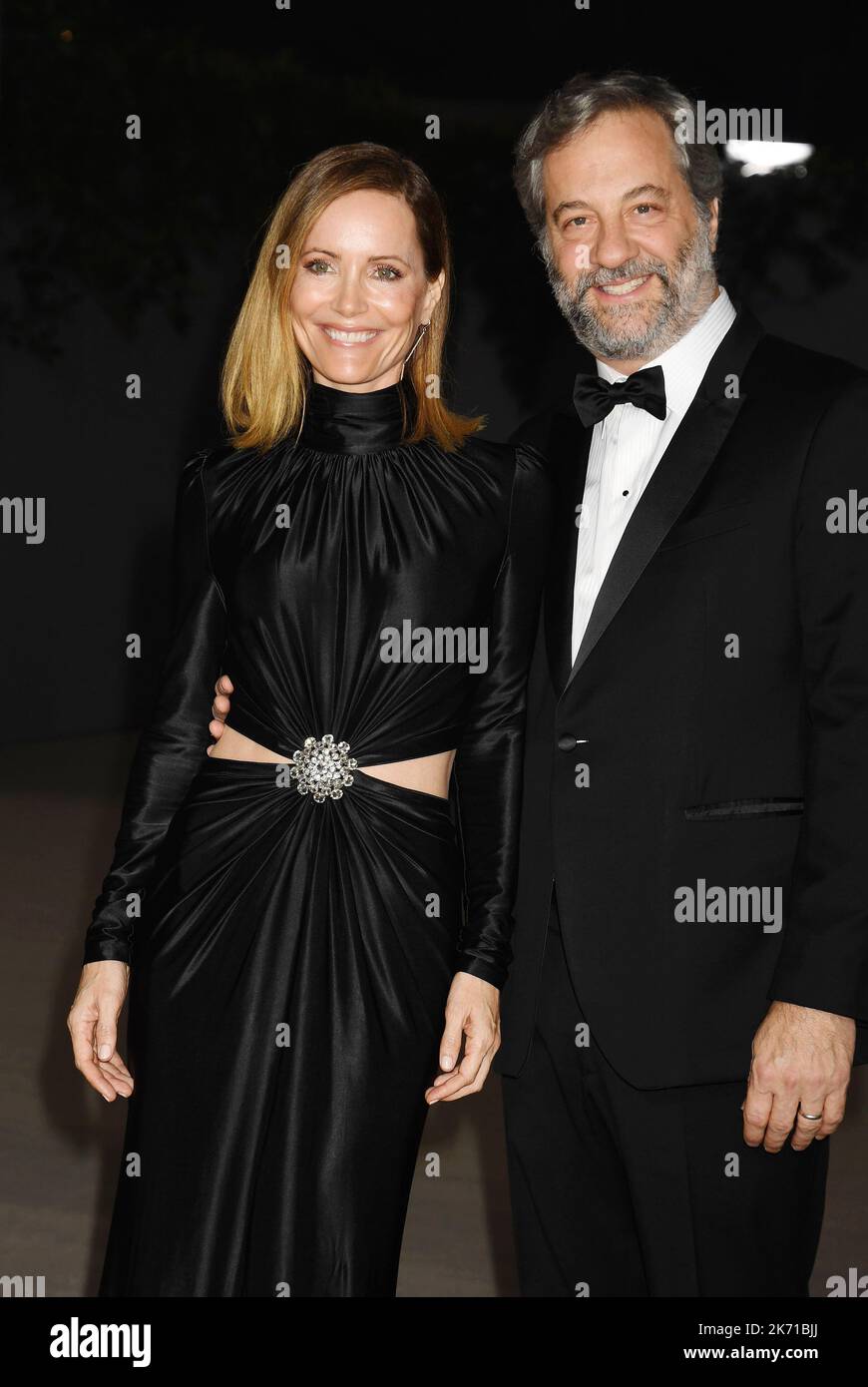 LOS ANGELES, CA - OCTOBER 15: (L-R) Leslie Mann and Judd Apatow attend ...