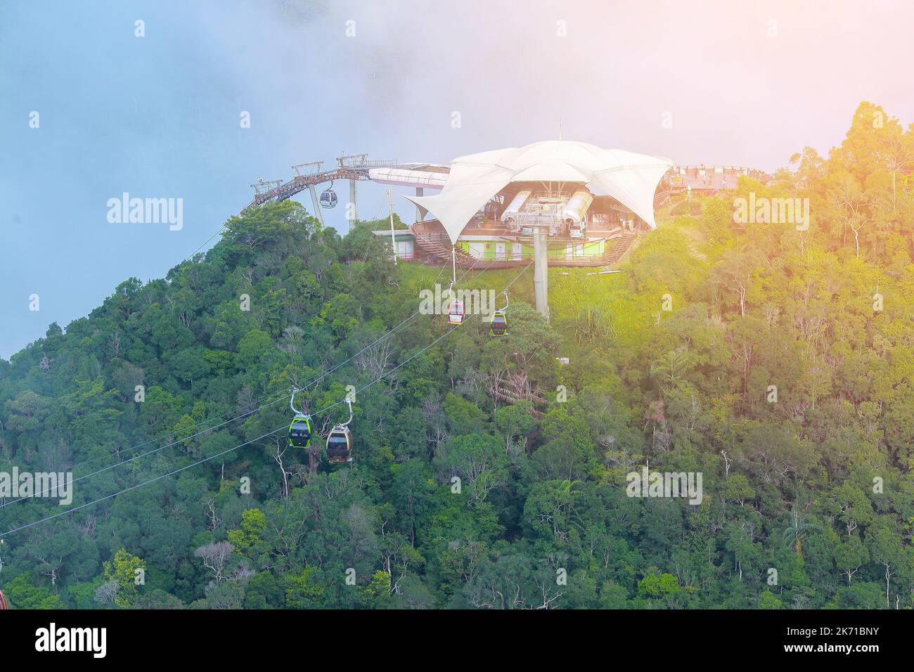 Cable car on Langkawi Island, Malaysia Stock Photo - Alamy