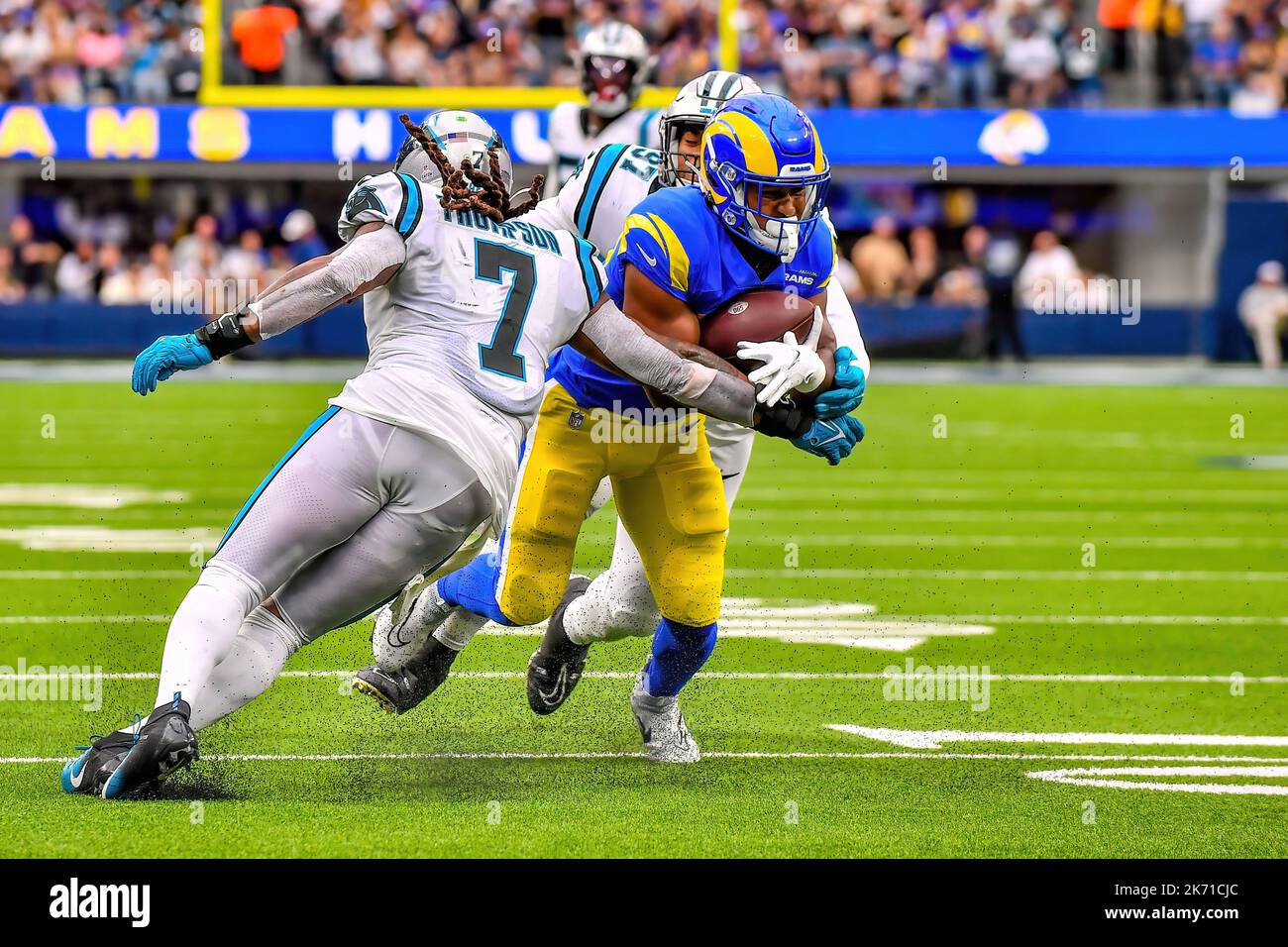 Inglewood, CA. 16th Oct, 2022. Los Angeles Rams running back Ronnie ...