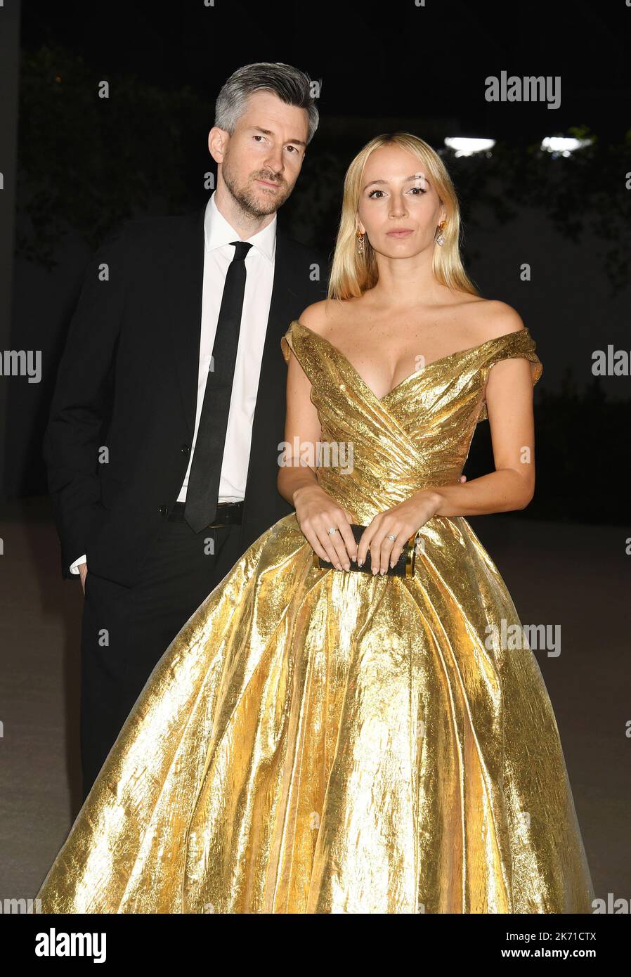 LOS ANGELES, CA - OCTOBER 15: (L-R) Ross Schwartzman and Harley Viera ...