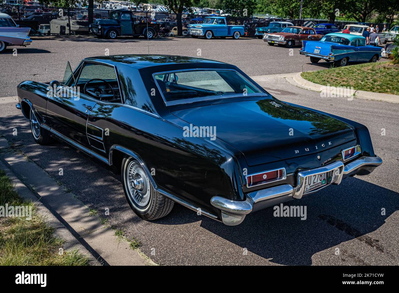 Falcon Heights, MN - June 19, 2022: High perspective rear corner view ...