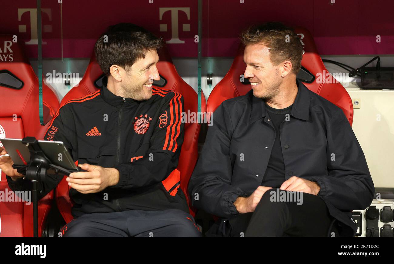 Munich, Deutschland. 16th Oct, 2022. firo : 16.10.2022, football ...