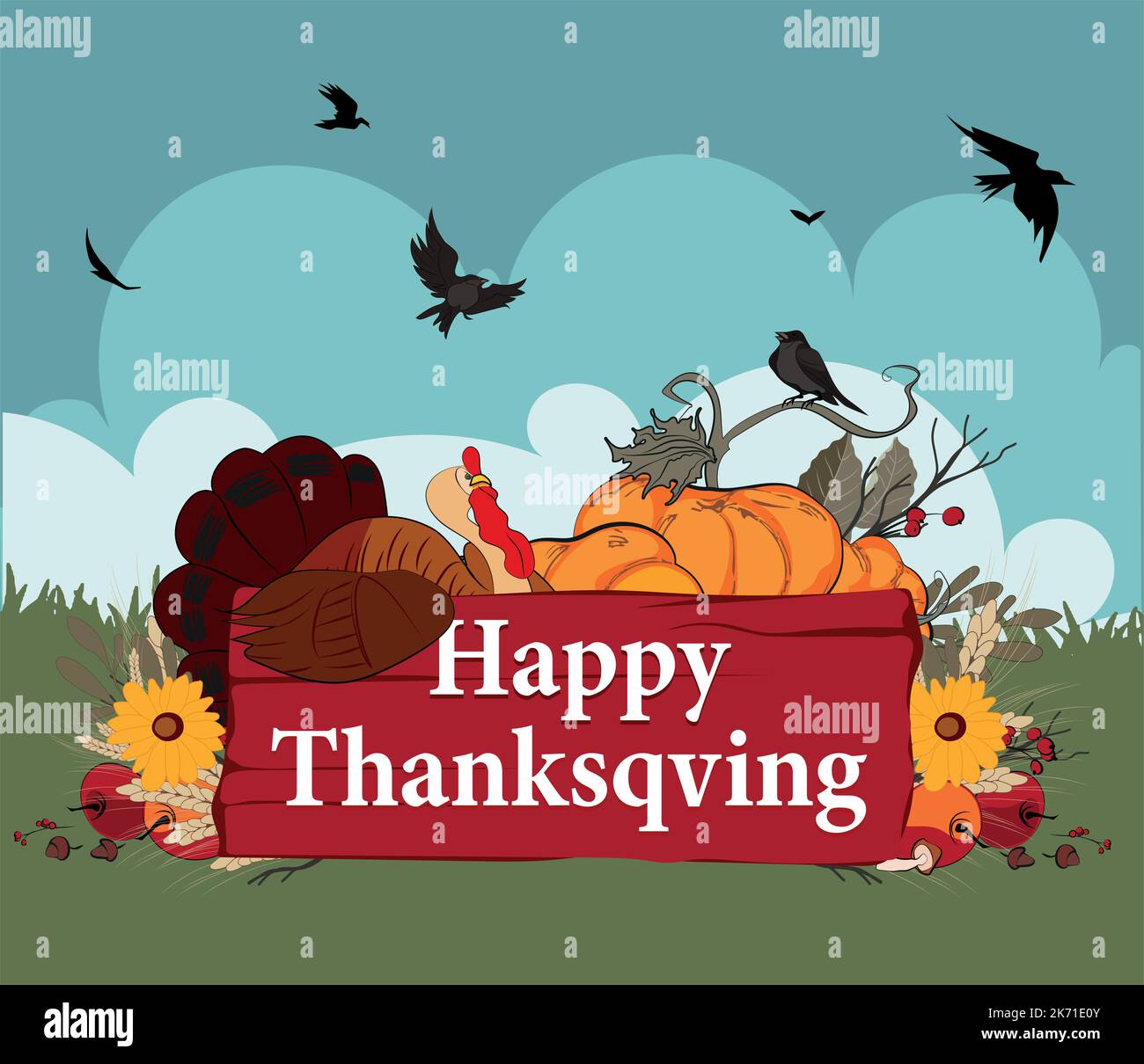 Thanksgiving traditional Stock Vector Images - Alamy
