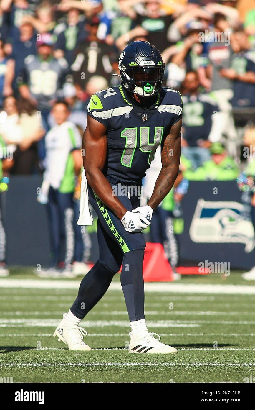 Seattle, WA, USA. 16th Oct, 2022. Seattle Seahawks wide receiver DK ...