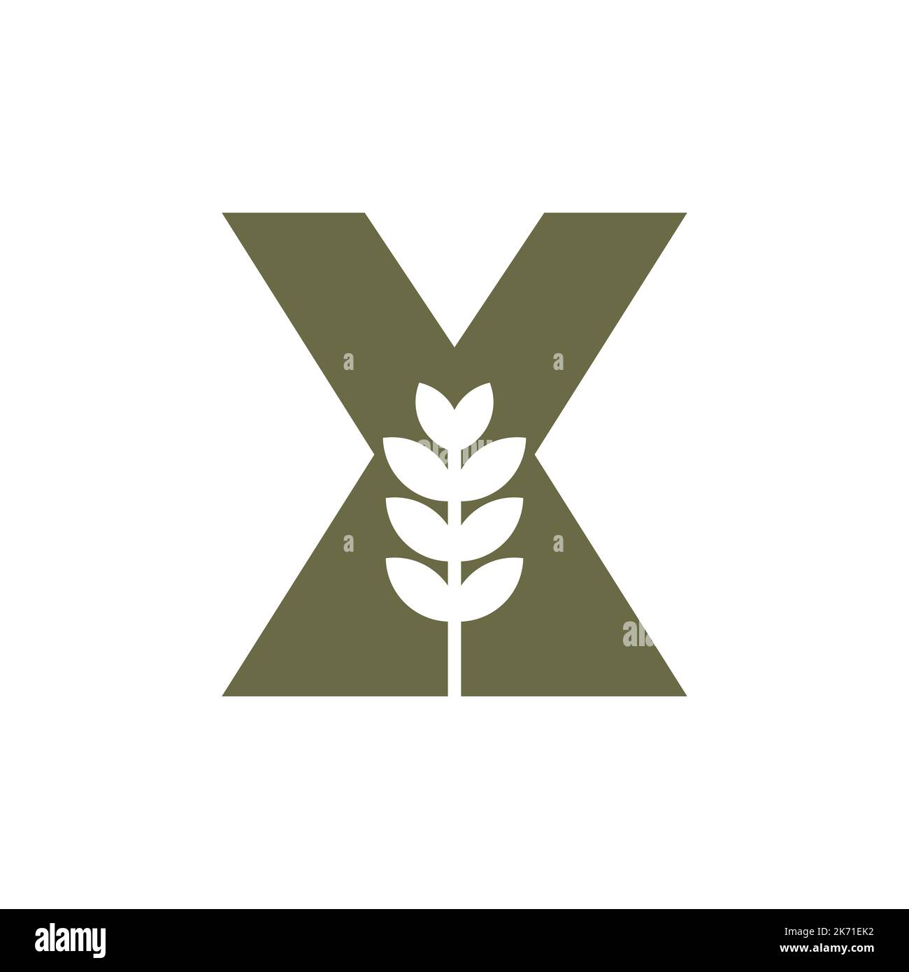 Initial Letter X Brewing Logo With Beer Icon Vector Template Stock ...
