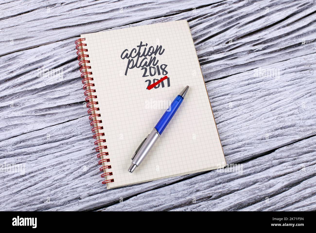 Pen action plan word hi-res stock photography and images - Alamy