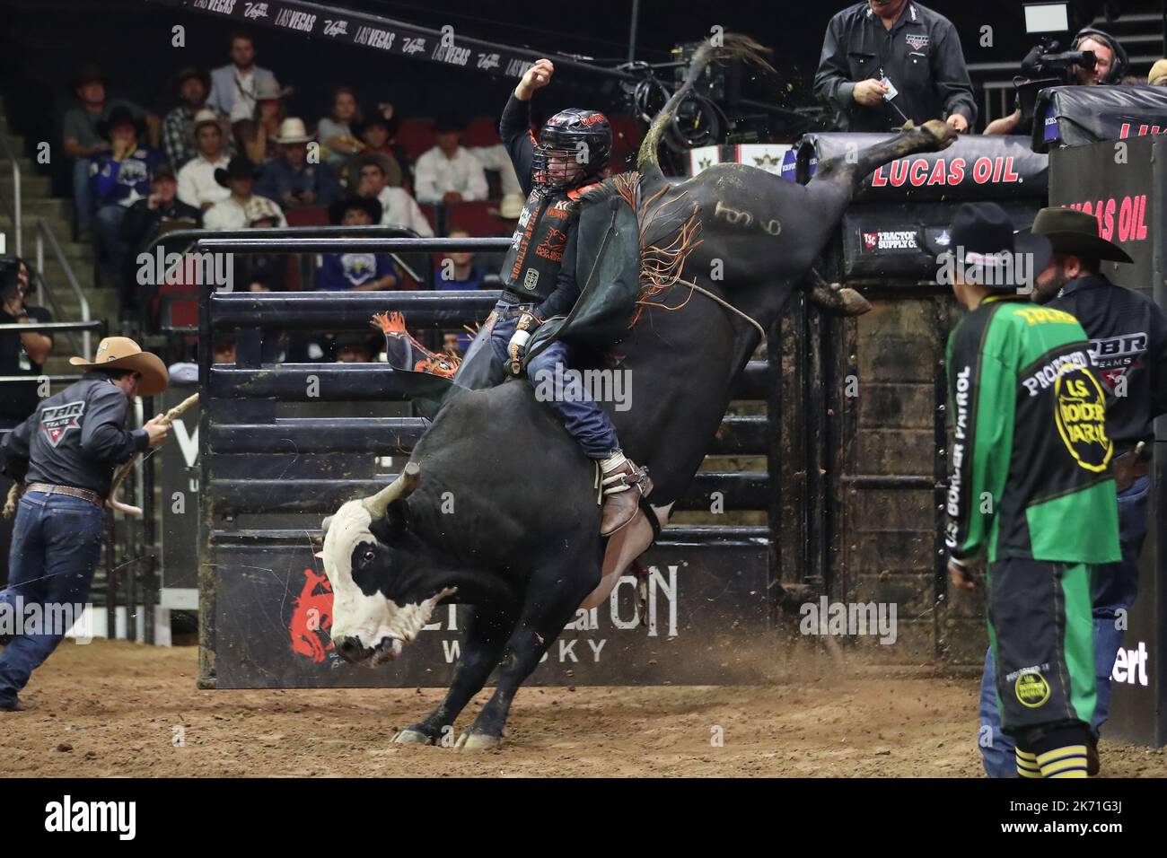 GLENDALE, AZ - OCTOBER 15: Rider Bob Mitchell of the Kansas City ...