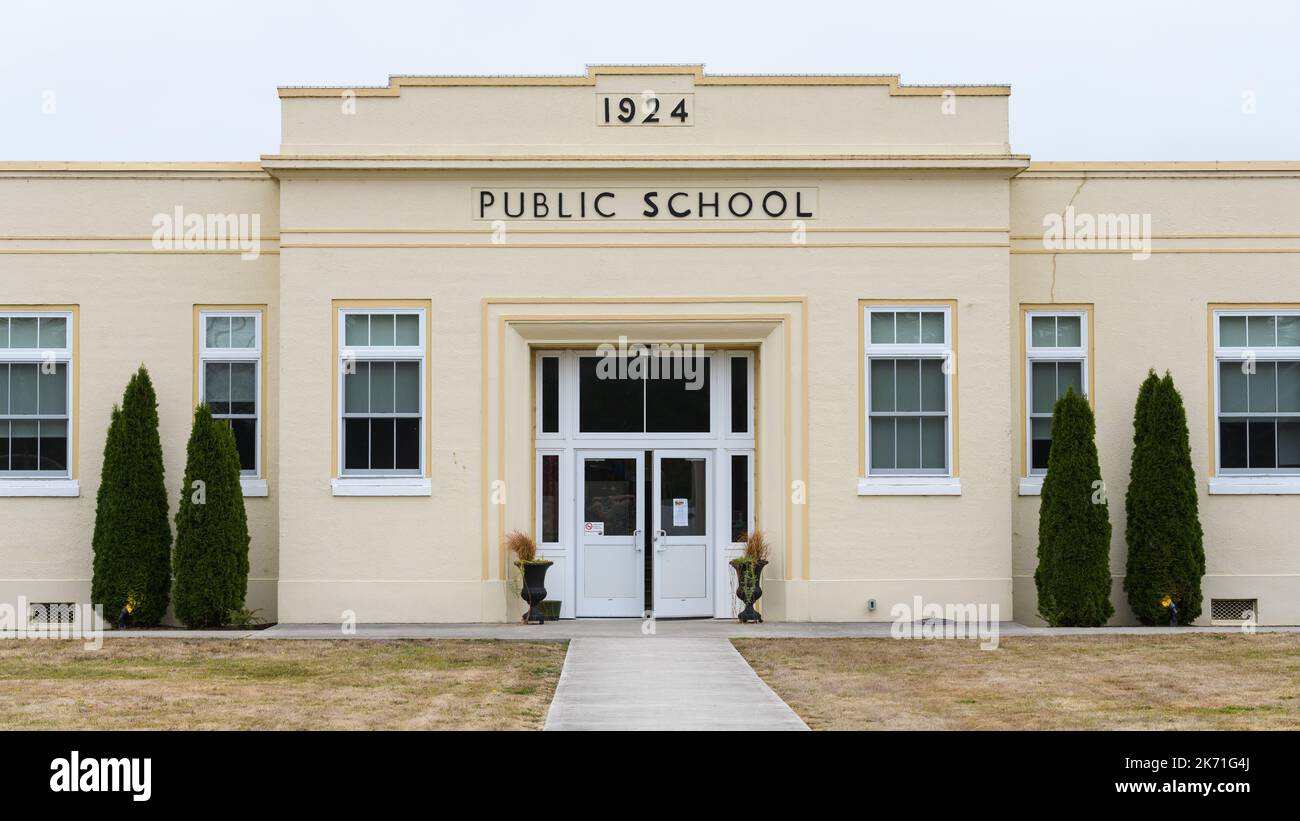 Chinook, WA, USA - September 21, 2022; Facade and entrance to Chinook ...