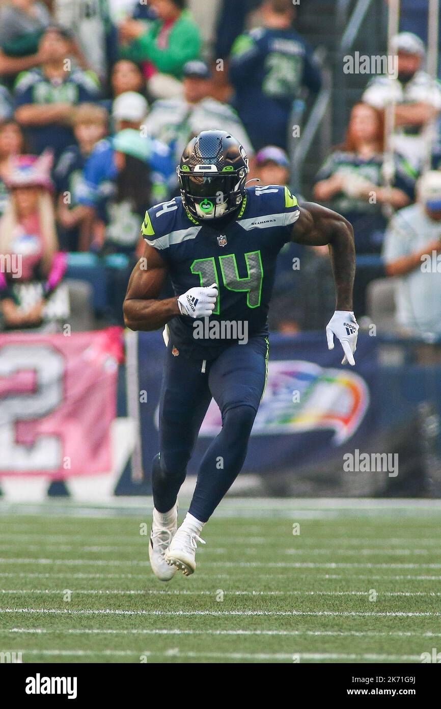 Seattle, WA, USA. 16th Oct, 2022. Seattle Seahawks wide receiver DK ...