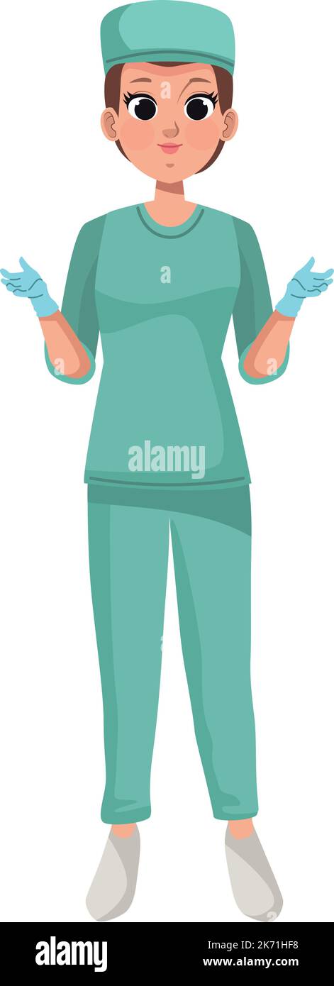 female professional doctor surgeon Stock Vector Image & Art - Alamy