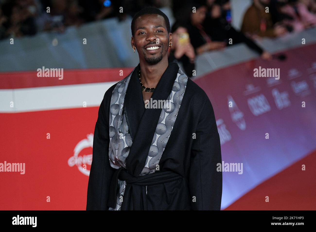 Jyuddah Jaymes for "Django - La serie" film on red carpet during the ...