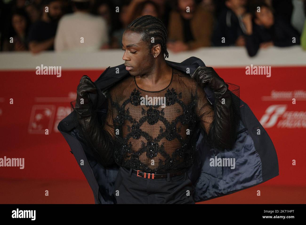 Benny O. Arthur for "Django - La serie" film on red carpet during the ...