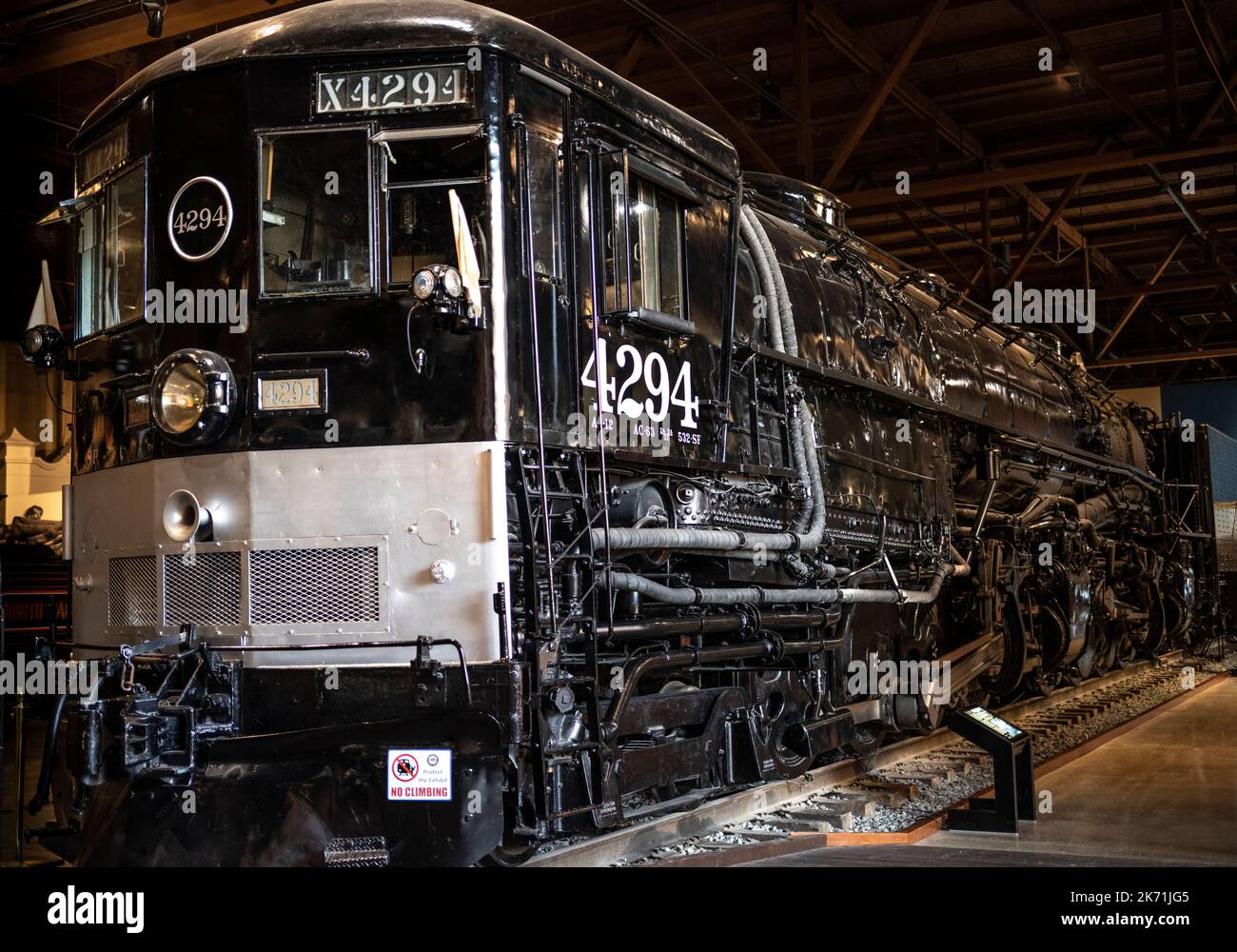 Southern Pacific Railroad Locomotive Number 4294 Stock Photo - Alamy