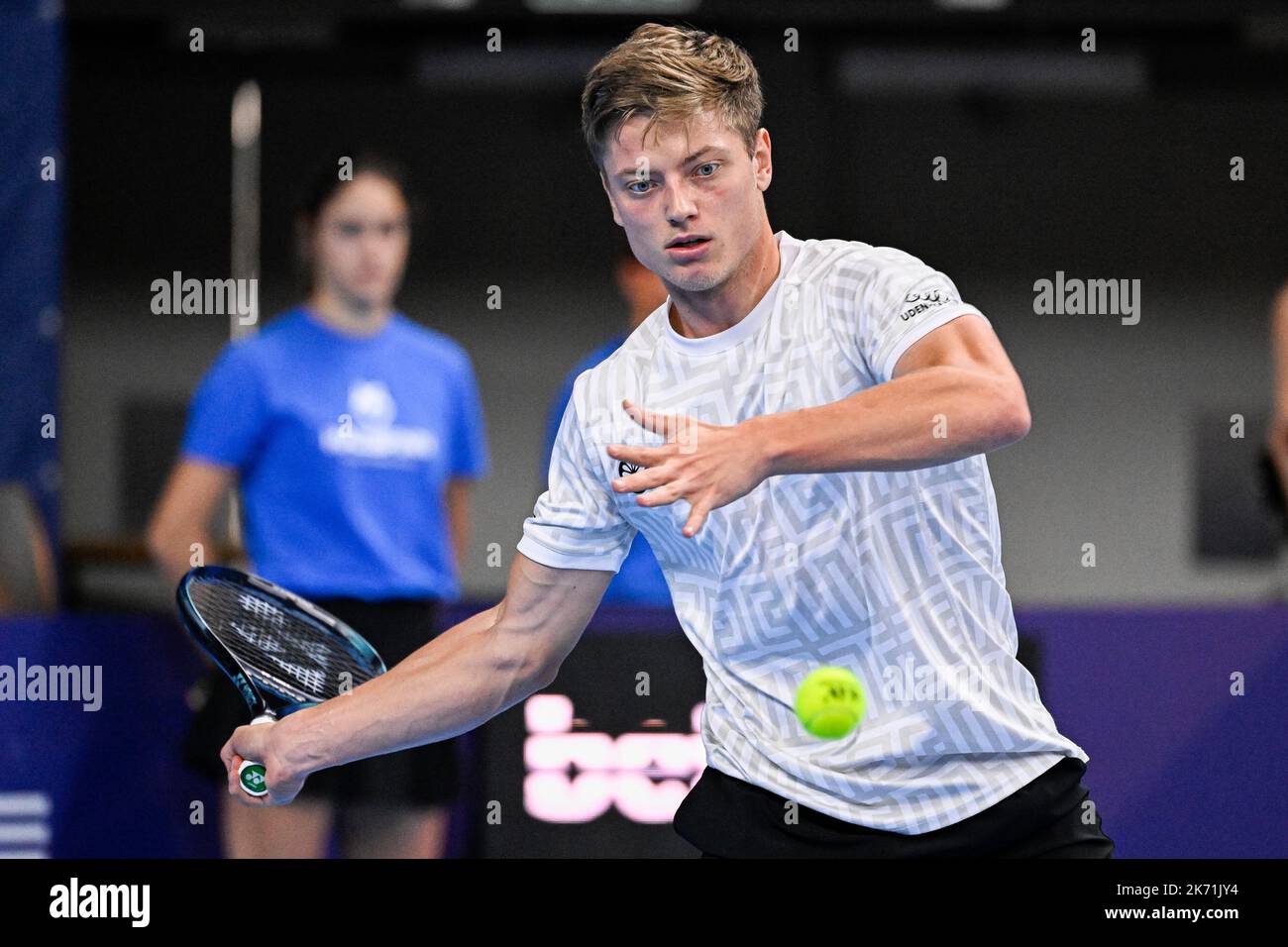 Dutch Tim Van Rijthoven pictured in action during the qualification ...