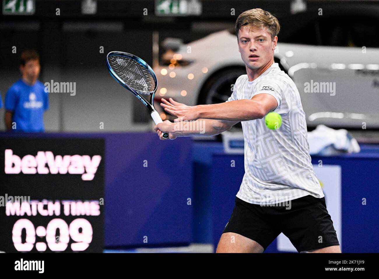 Dutch Tim Van Rijthoven pictured in action during the qualification ...