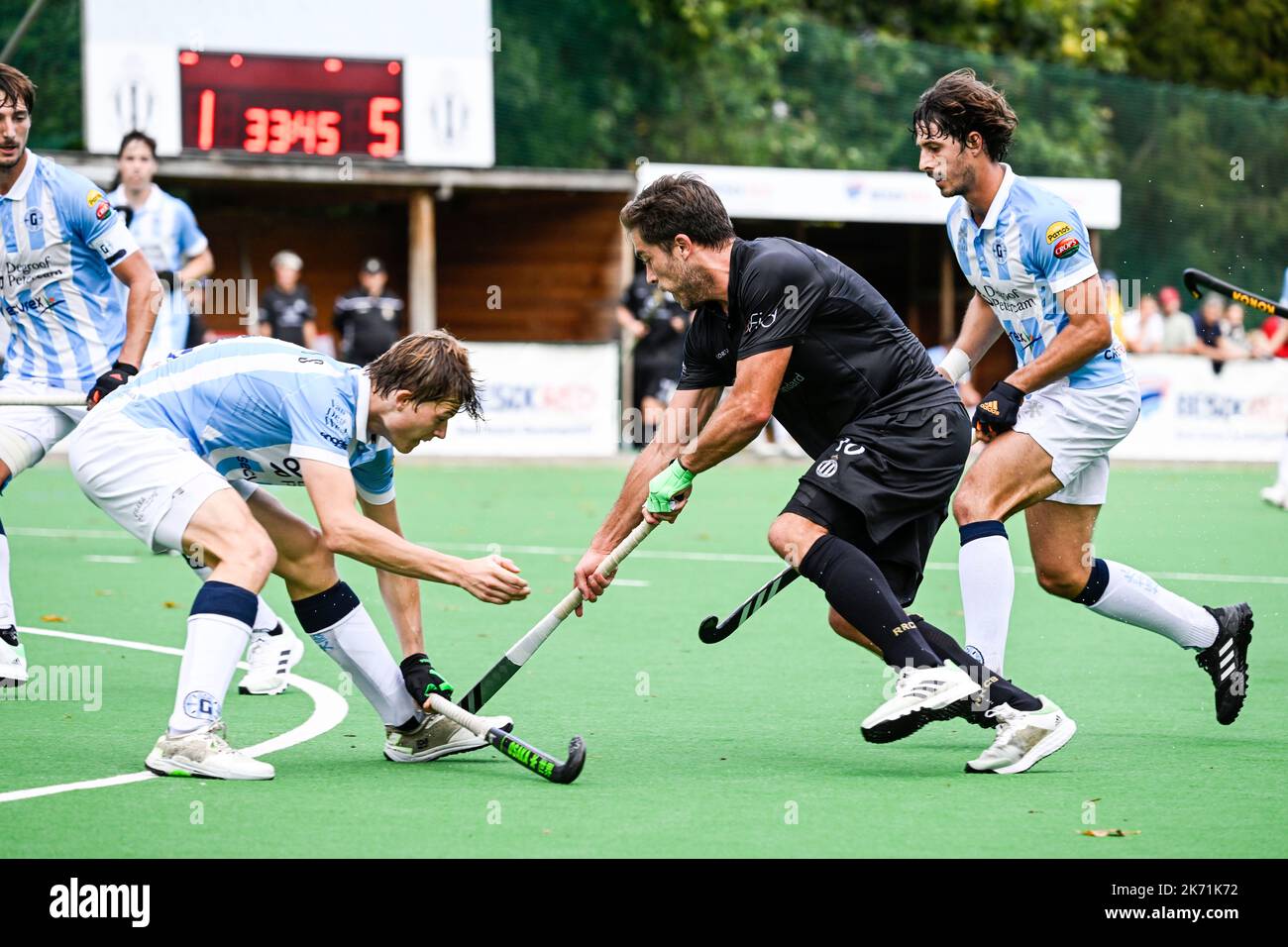 Gantoise's Maxime Deplus and Racing's Cedric Charlier pictured in ...