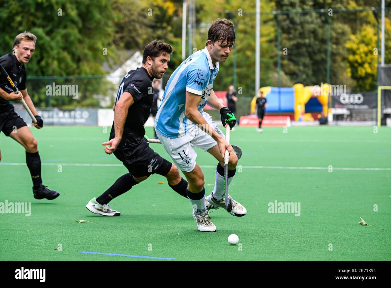 Racing's Cedric Charlier and Gantoise's Maxime Deplus pictured in ...