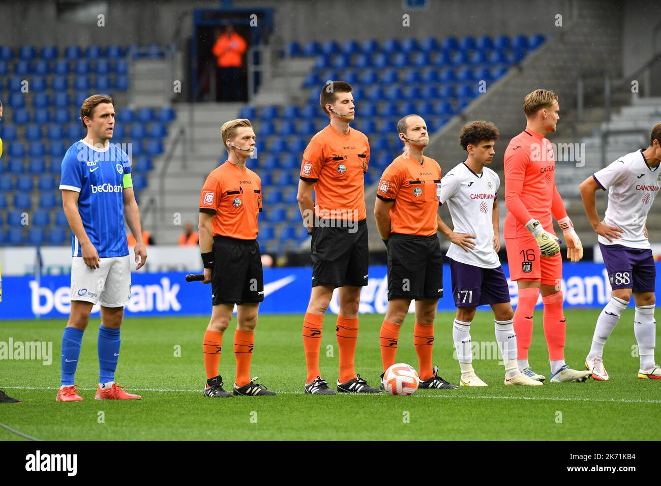 Referees pictured during a soccer match between Jong Genk (u23) and ...