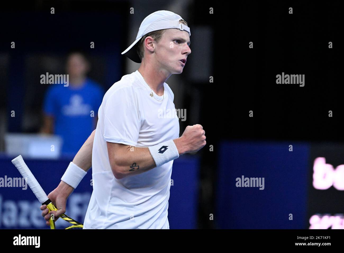 Dutch Jesper De Jong celebrates during the qualification game between ...