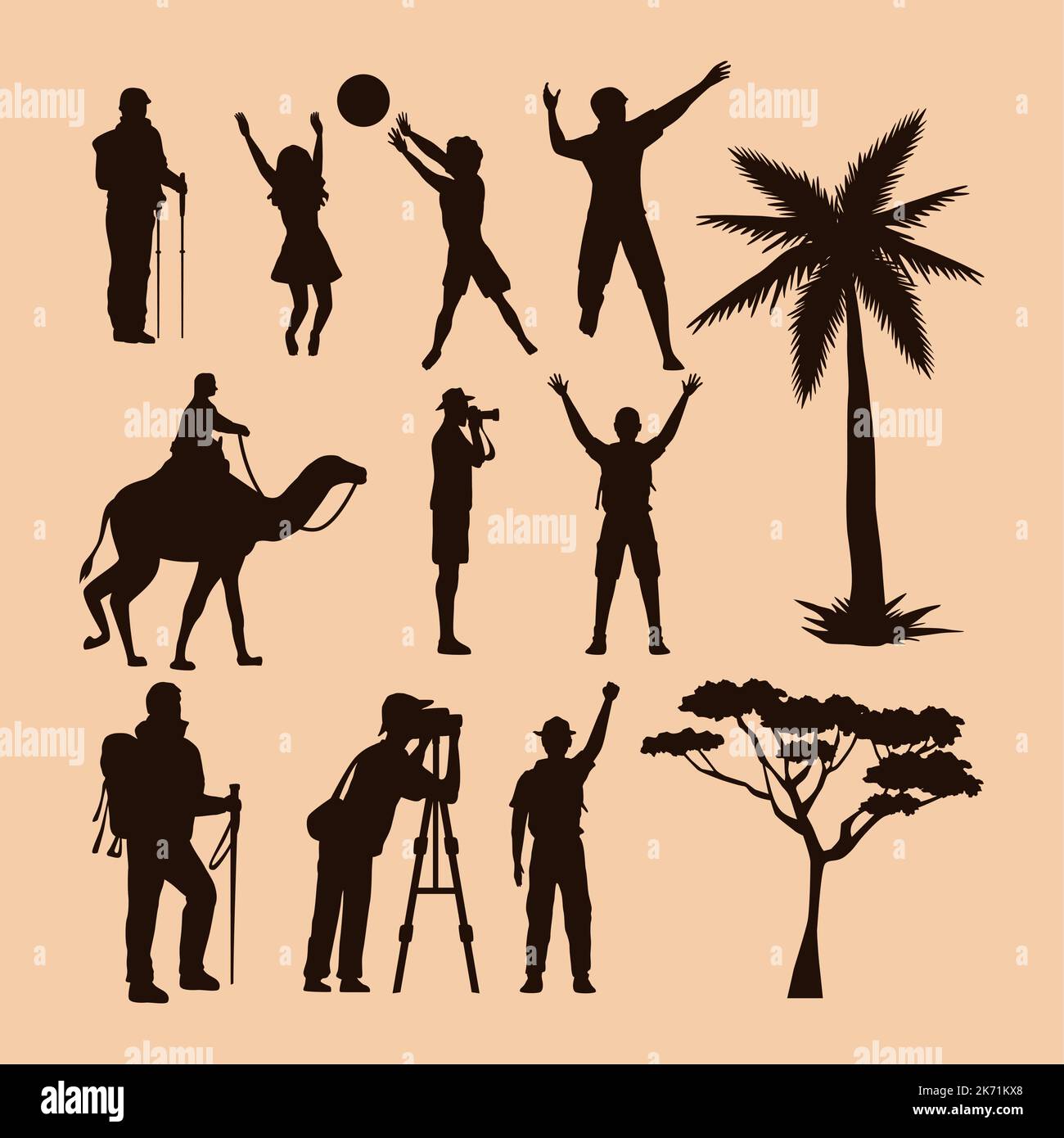 Photographers silhouettes Stock Vector Images - Alamy