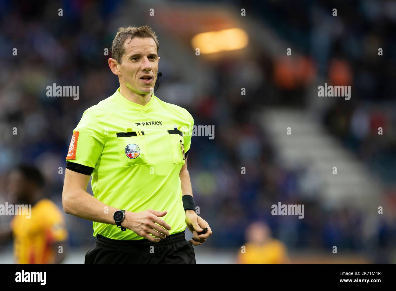 Referee Jan Boterberg pictured during a soccer match between KAA Gent ...