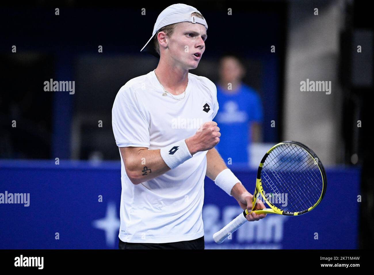 Dutch Jesper De Jong celebrates during the qualification game between ...