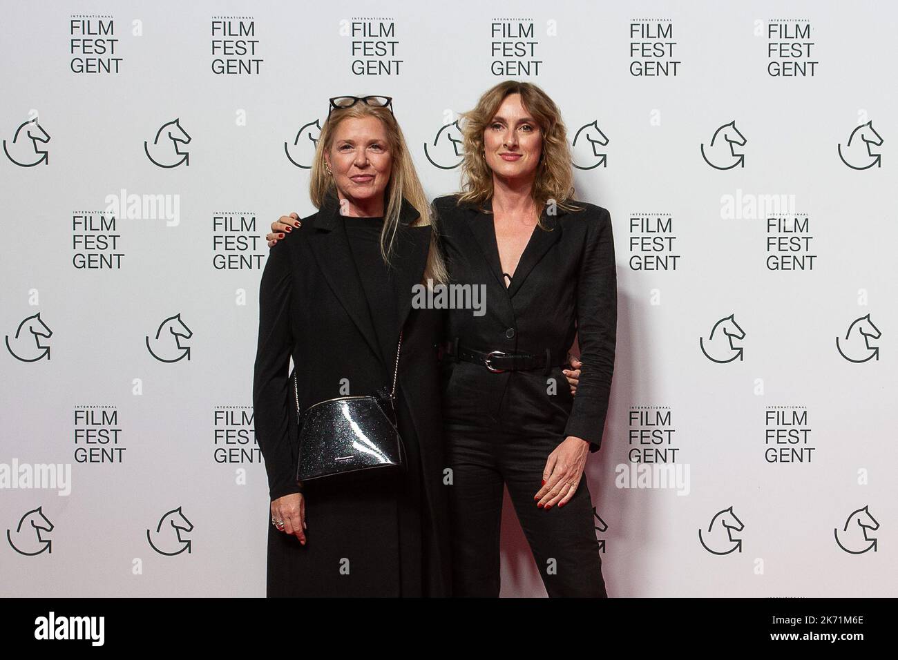 actress Barbara Sarafian and Actress Ruth Becquart pictured during the ...