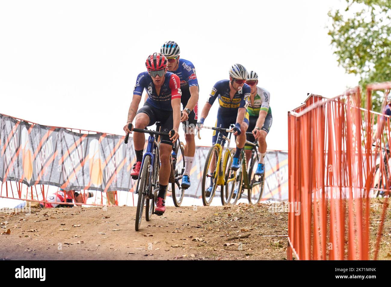 Belgian Thibau Nys pictured in action to finish fifth at during the ...