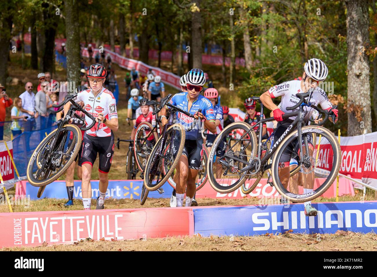 Dutch Fem Van Empel (L) pictured in action to win the second stage (2/ ...