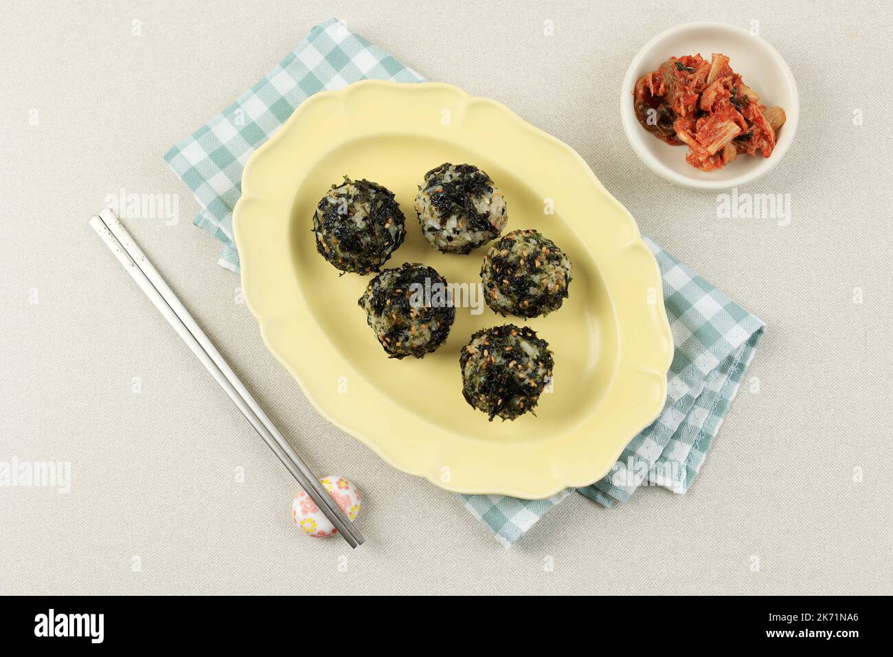 Kimchi rice ball hi-res stock photography and images - Alamy