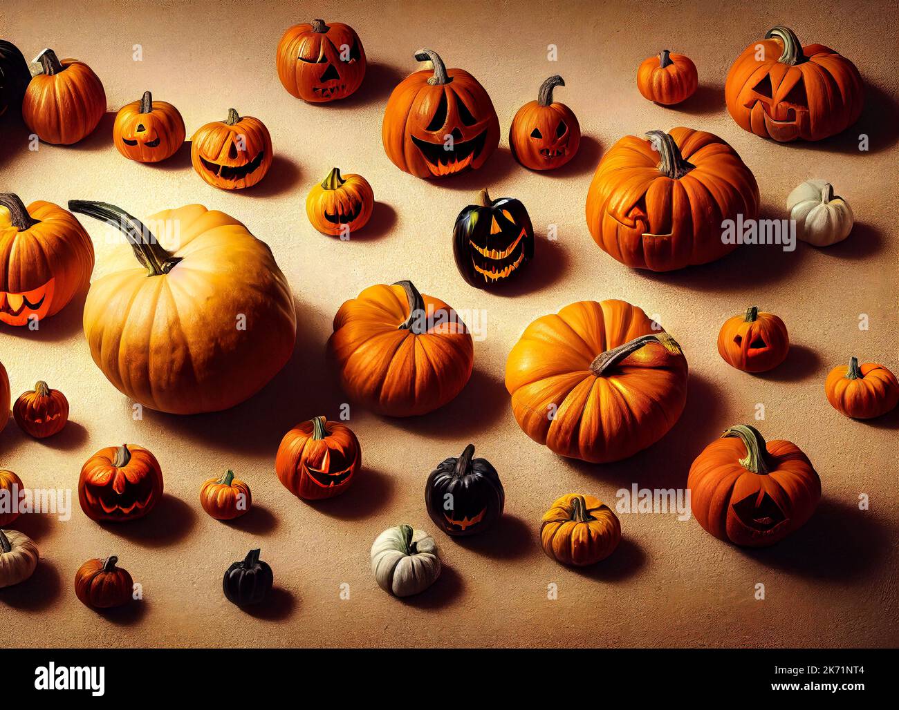 Smiling jack o lanterns hi-res stock photography and images - Alamy