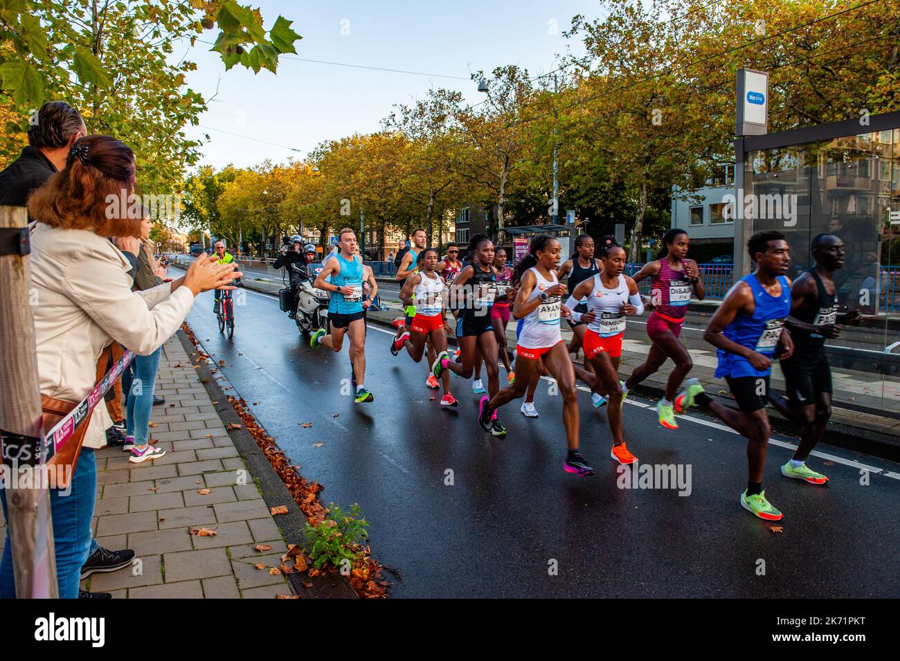 Ethiopian women participating in the marathon. More than 18,000 ...