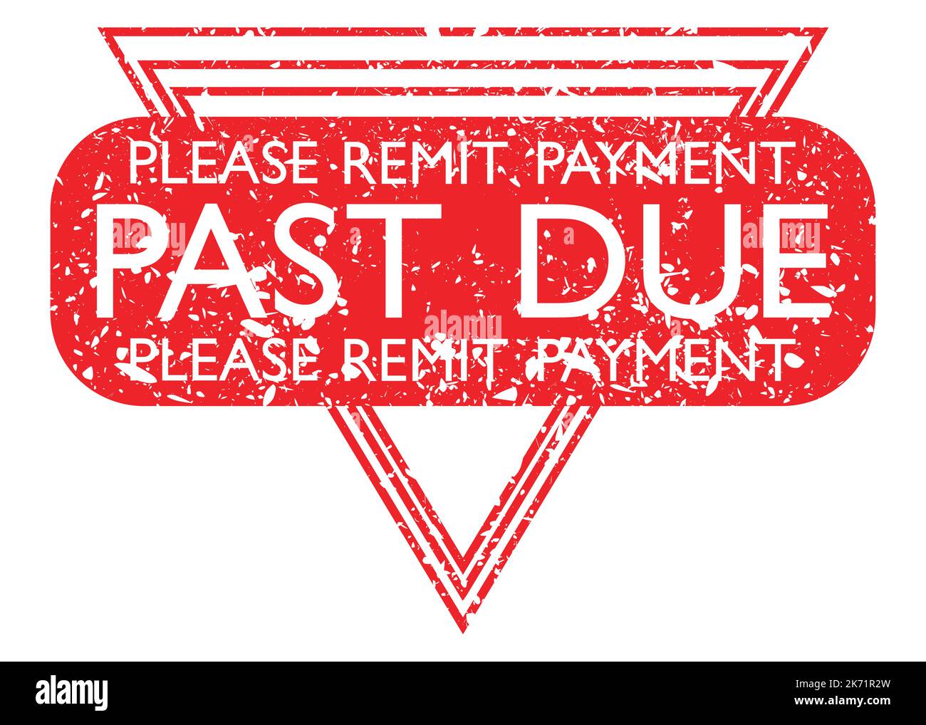 Simple vintage rubber stamp with Past Due text Stock Vector Image & Art ...