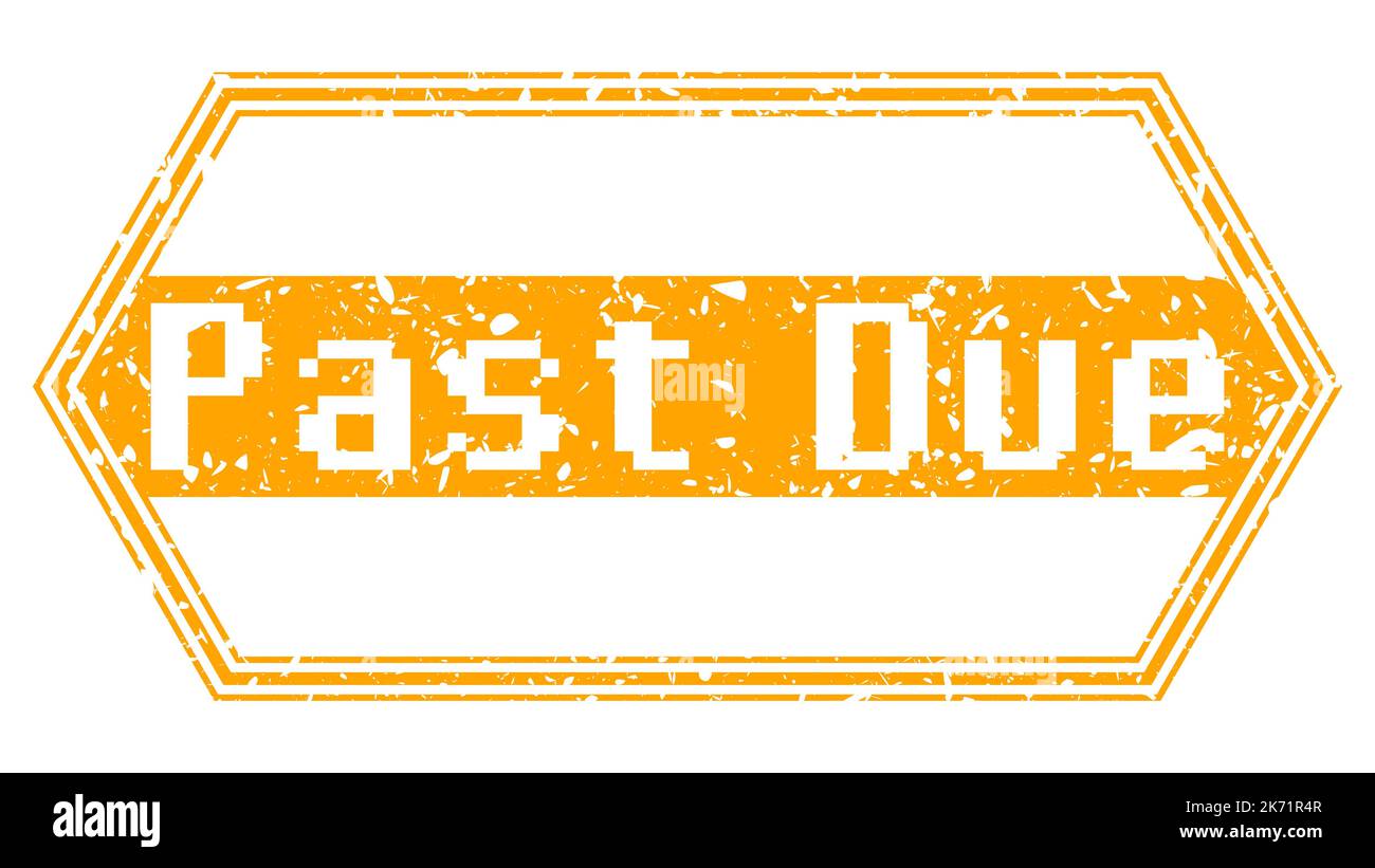 Simple vintage rubber stamp with Past Due text Stock Vector Image & Art ...