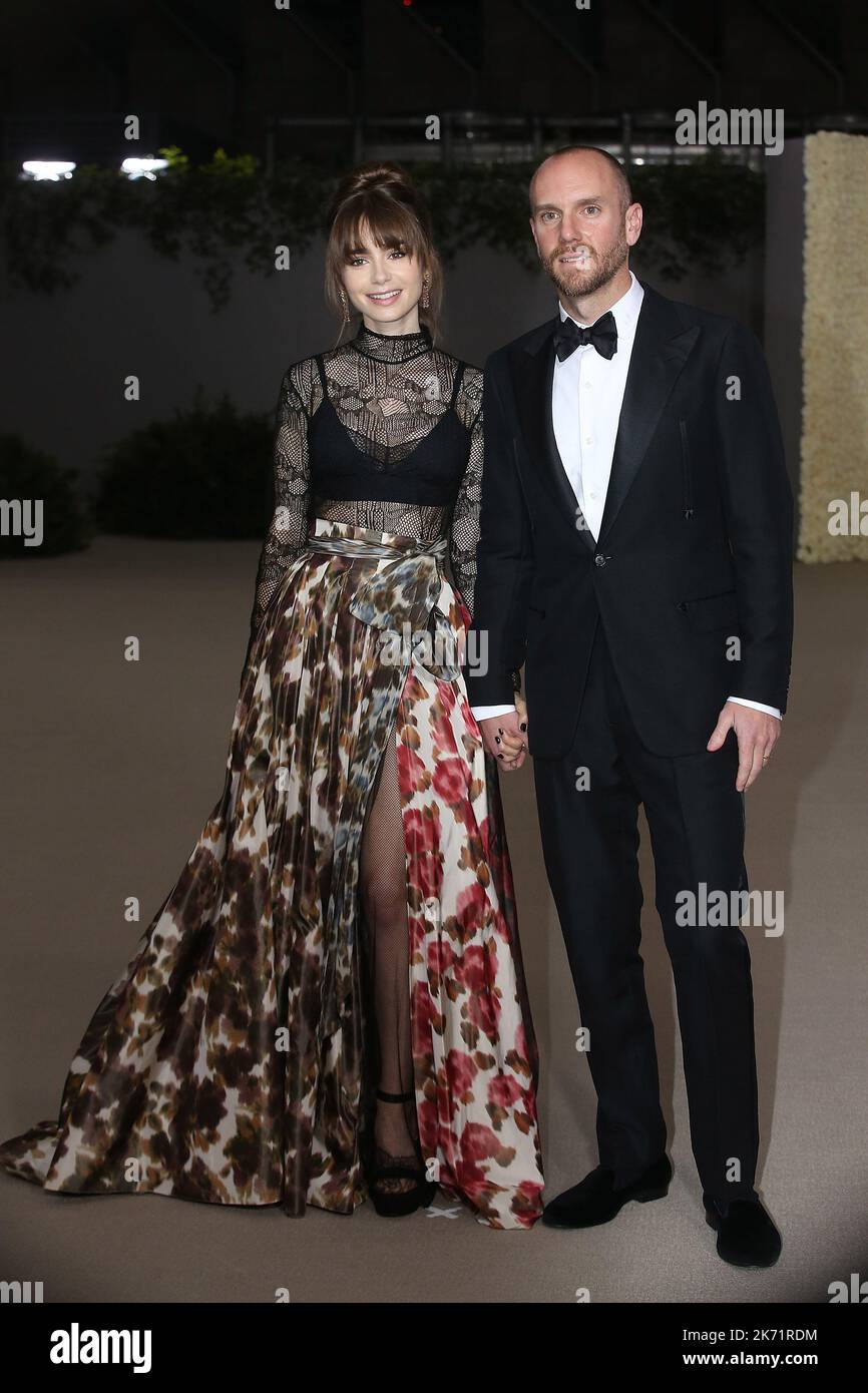 Lily Collins and Charlie McDowell attends the 2nd Annual Academy Museum ...