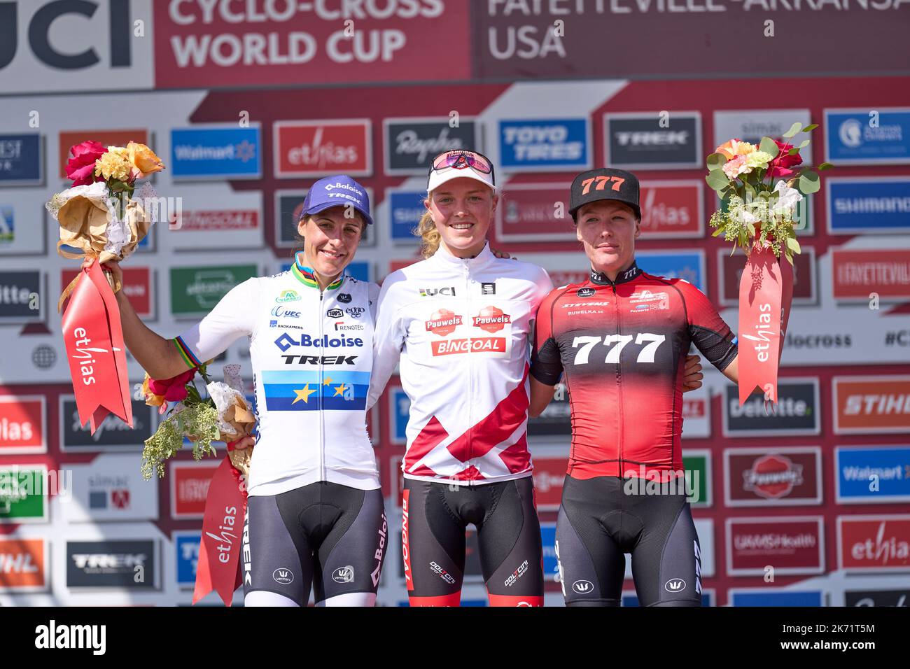 Lucinda Brand, Fem van Empel, Annemarie Worst compete in the ...