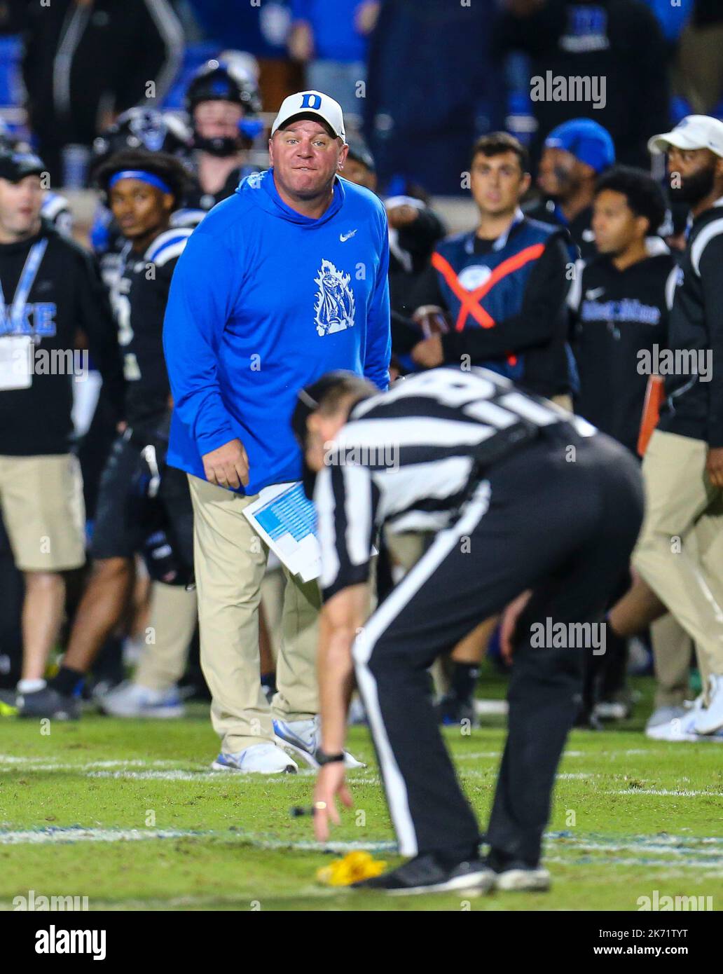 October 15, 2022: Mike Elko unhappy about game ending call. NCAA ...