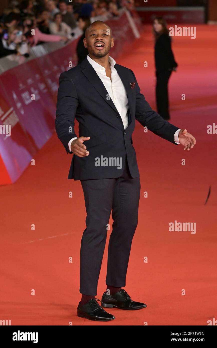 Erik Kole attends the red carpet of Django la serie at Rome Film Fest ...