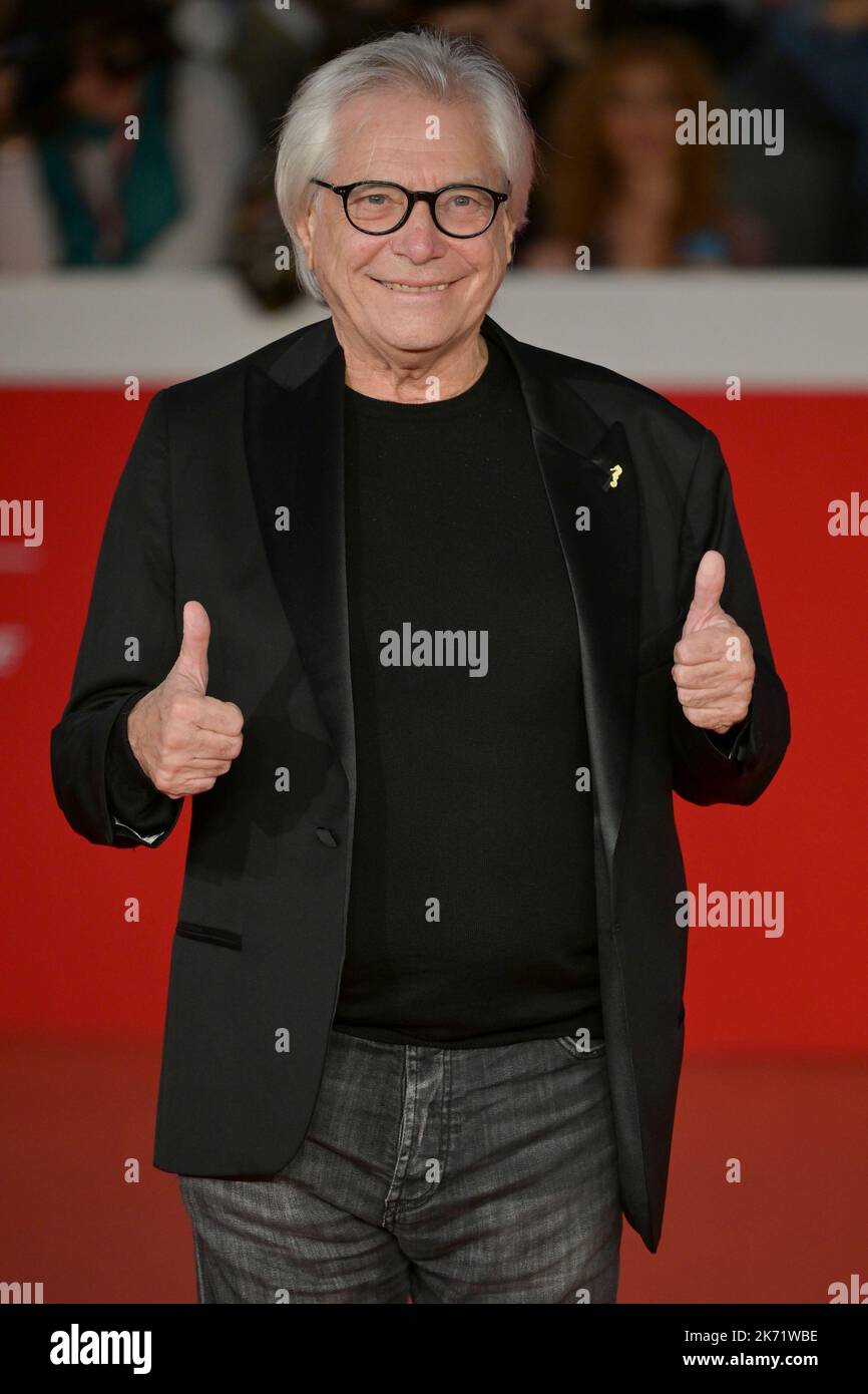 Nino D'Angelo attends the red carpet of the movie "La divina cometa" at ...