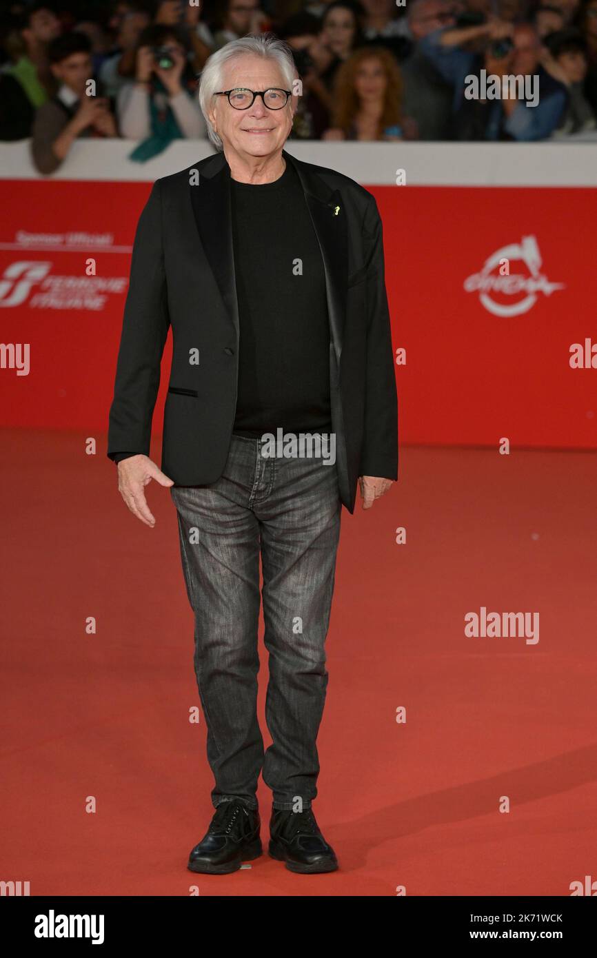Nino D'Angelo attends the red carpet of the movie "La divina cometa" at ...